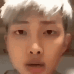 Shocked Nam-joon Close Up Shot GIF | GIFDB.com