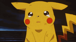 Shocked Pikachu Shedding Tears GIF | GIFDB.com
