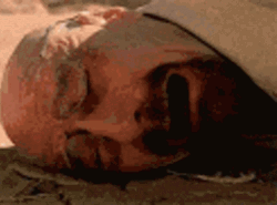 Shocked Walter White Falling On Sand GIF | GIFDB.com