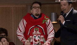 Shoulder Shrug Jimmy Fallon GIF | GIFDB.com