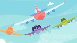 Show Da Luna Cartoon Animated Jet GIF | GIFDB.com