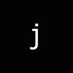 Shrinking Letter J Text GIF | GIFDB.com