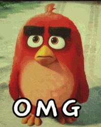 Angry Birds Happy Crying Chuck GIF | GIFDB.com