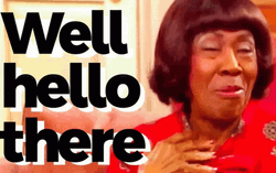 Shy Woman Well Hello There GIF | GIFDB.com