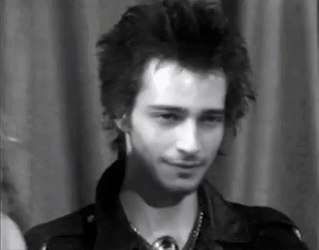 Sid Vicious Punk Handsome Smile GIF | GIFDB.com