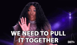 Simmer Down Now Woman Pull It Together GIF | GIFDB.com