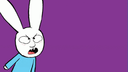 Simon Bunny Animation Never Even GIF | GIFDB.com