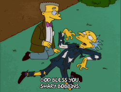 Simpsons God Bless You Shary Bobbins GIF | GIFDB.com