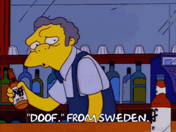 Simpsons Sweden Beer GIF | GIFDB.com