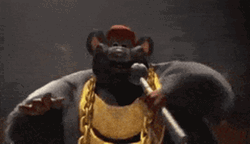 Singer Biggie Cheese GIF | GIFDB.com