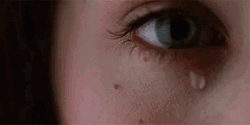 Single Tear Drop On Woman's Eye GIF | GIFDB.com