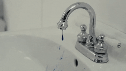 Sink Drops Black Water Pouring GIF | GIFDB.com