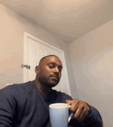 Sips Tea Rolling Eyes GIF | GIFDB.com