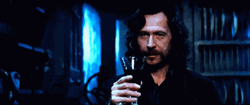Sirius Black Wink Drink Reaction GIF | GIFDB.com