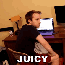 Sitting Jesse Ridgway Juicy GIF | GIFDB.com
