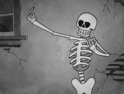 Skeleton Dance Guitar Skull Strumming GIF | GIFDB.com