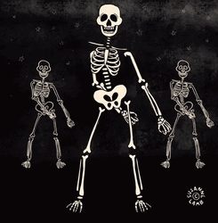 Skeleton Floss Dance GIF | GIFDB.com