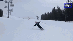 Skiing Epic Fail Snow GIF | GIFDB.com