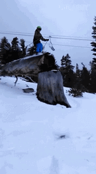 Skiing Fall Epic Fail GIF | GIFDB.com