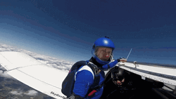 Skydiving Riggs Backflip GIF | GIFDB.com