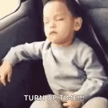 Sleep Baby Dance While Hearing Turn Up GIF | GIFDB.com