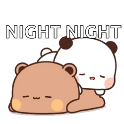 Sleep Cute Bubu And Dudu Night Moment GIF | GIFDB.com