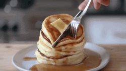 Slicing Tower Pancake GIF | GIFDB.com