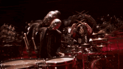 Slipknot Clown Drums Playing GIF | GIFDB.com