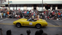Slow Car Parade GIF | GIFDB.com