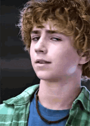 Small Smile Percy Jackson GIF | GIFDB.com