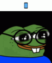 Smart Meme Nerd Pepe The Frog GIF | GIFDB.com