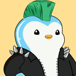 Smart Meme Pudgy Penguin Rockstar GIF | GIFDB.com
