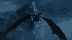 Smaug Flying All Over Town GIF | GIFDB.com