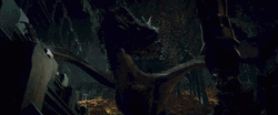 Smaug Spew Fire Below GIF | GIFDB.com