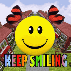 Smiley Face Emoji Reminder Keep Smiling GIF | GIFDB.com