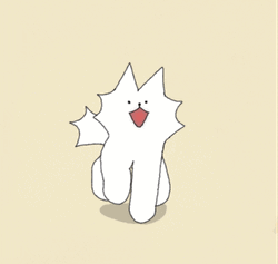 Smiling Dog White Spikes GIF | GIFDB.com