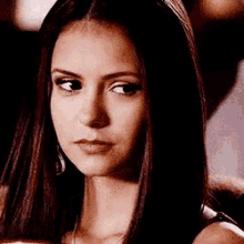 Smiling Elena Gilbert Drinking Coffee GIF | GIFDB.com