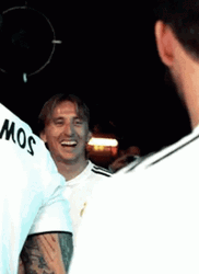 Smiling Luka Modric GIF | GIFDB.com