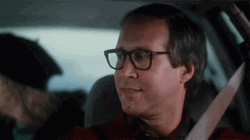 Smiling To Shocked Clark Griswold Christmas Lights GIF | GIFDB.com
