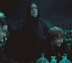 Snape Beating Ron Weasley GIF | GIFDB.com