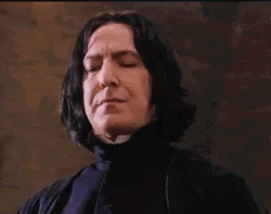 Snape Death Stare GIF | GIFDB.com