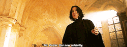 Snape Mr Potter Our New Celebrity GIF | GIFDB.com