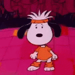 Snoopy Dancing Its Flashbeagle GIF | GIFDB.com