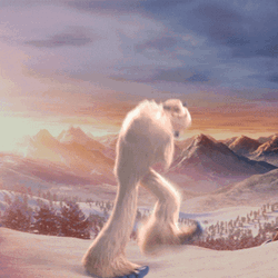 Snow Monster Animated Happy Dance GIF | GIFDB.com