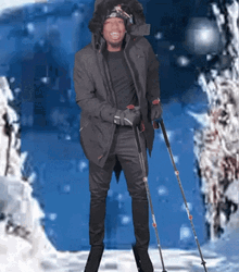Snow Skiing Happy Dance Meme GIF | GIFDB.com