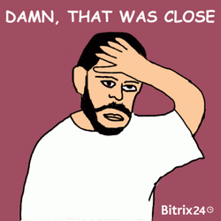 So Close Cartoon Man Face Palm GIF | GIFDB.com