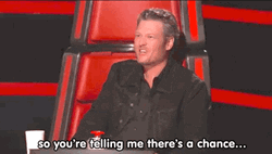 So You're Saying There's A Chance Blake Shelton GIF | GIFDB.com