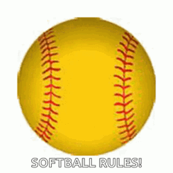 Softball Rules Spinning Yellow Ball GIF | GIFDB.com