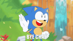 Sonic Mania Bye Chat GIF | GIFDB.com