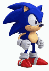 Sonic The Hedgehog Standing Figure Stare GIF | GIFDB.com
